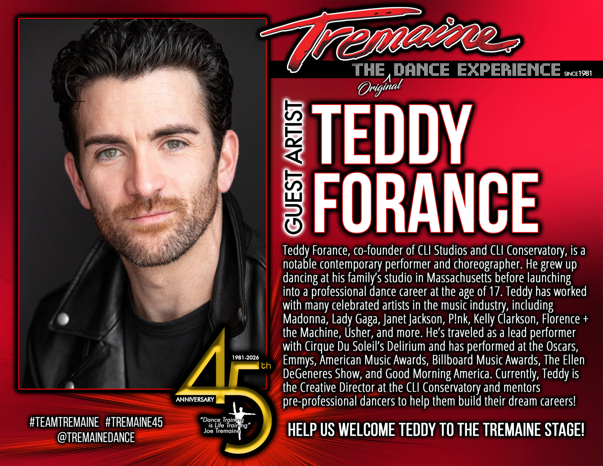 Join Tremaine Dance in Austin during our 2025-26 Winter Tour!